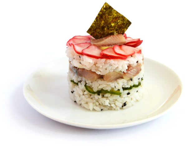 Sushitorentjes met haring - Koken met Karin